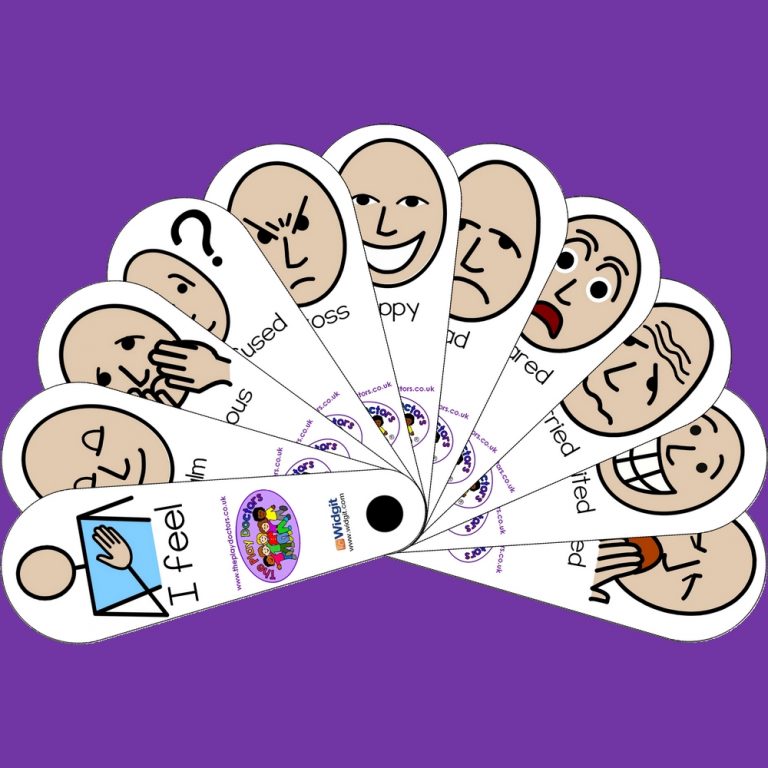 I Feel Expressions Fan – Emotion Aid for Kids | The Dyslexia Shop