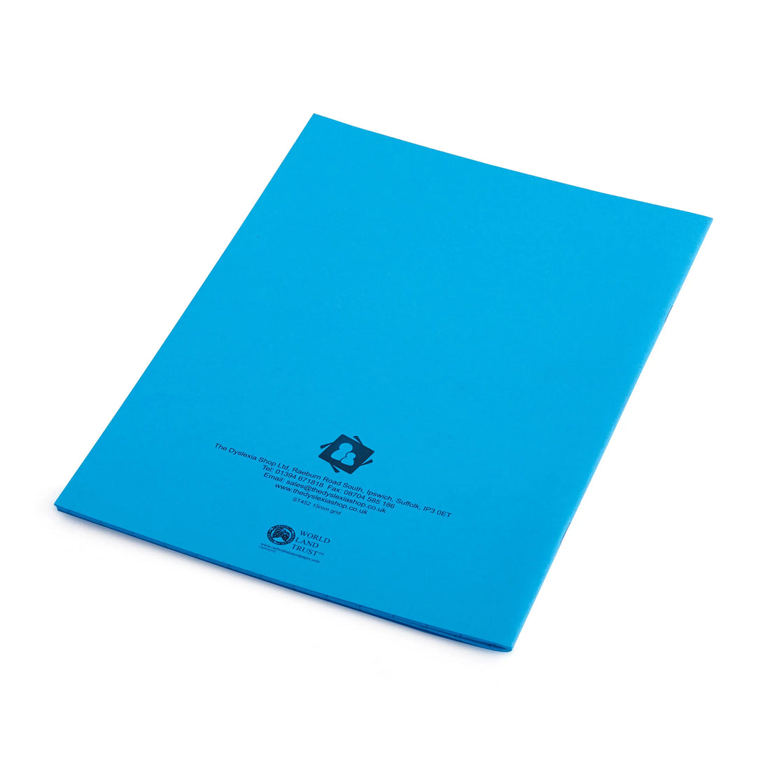 A4 - 15mm Squared Tinted Exercise Book - The Dyslexia Shop