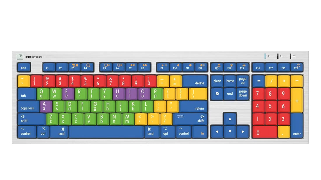Logickeyboard Kids Learning Board ALBA Slimline Keyboard – Mac | The ...