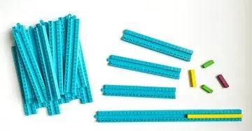Numicon: 1-100cm Number Rod Track (5 Pack) - The Dyslexia Shop