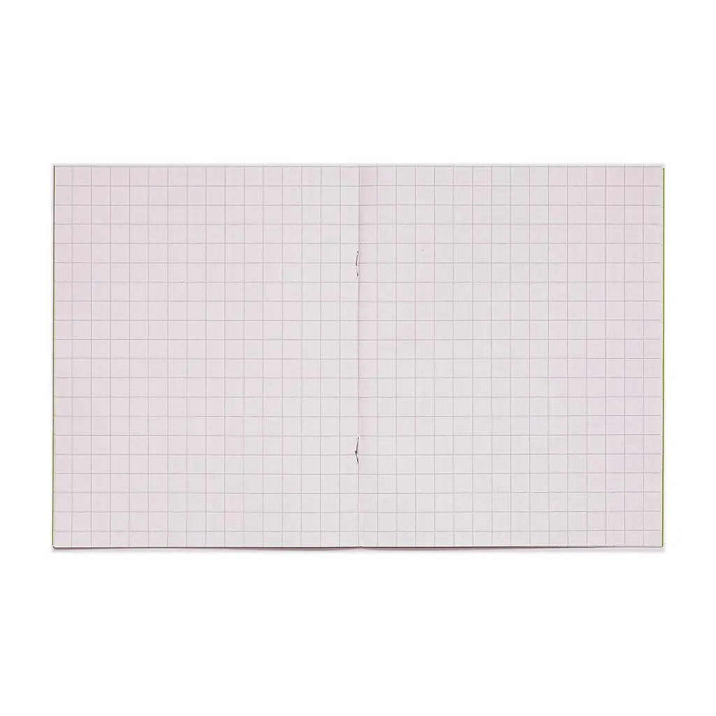 RHINO 8x6.5" Exercise Book – 32 Pages, 10mm Squared, Light Green | The ...