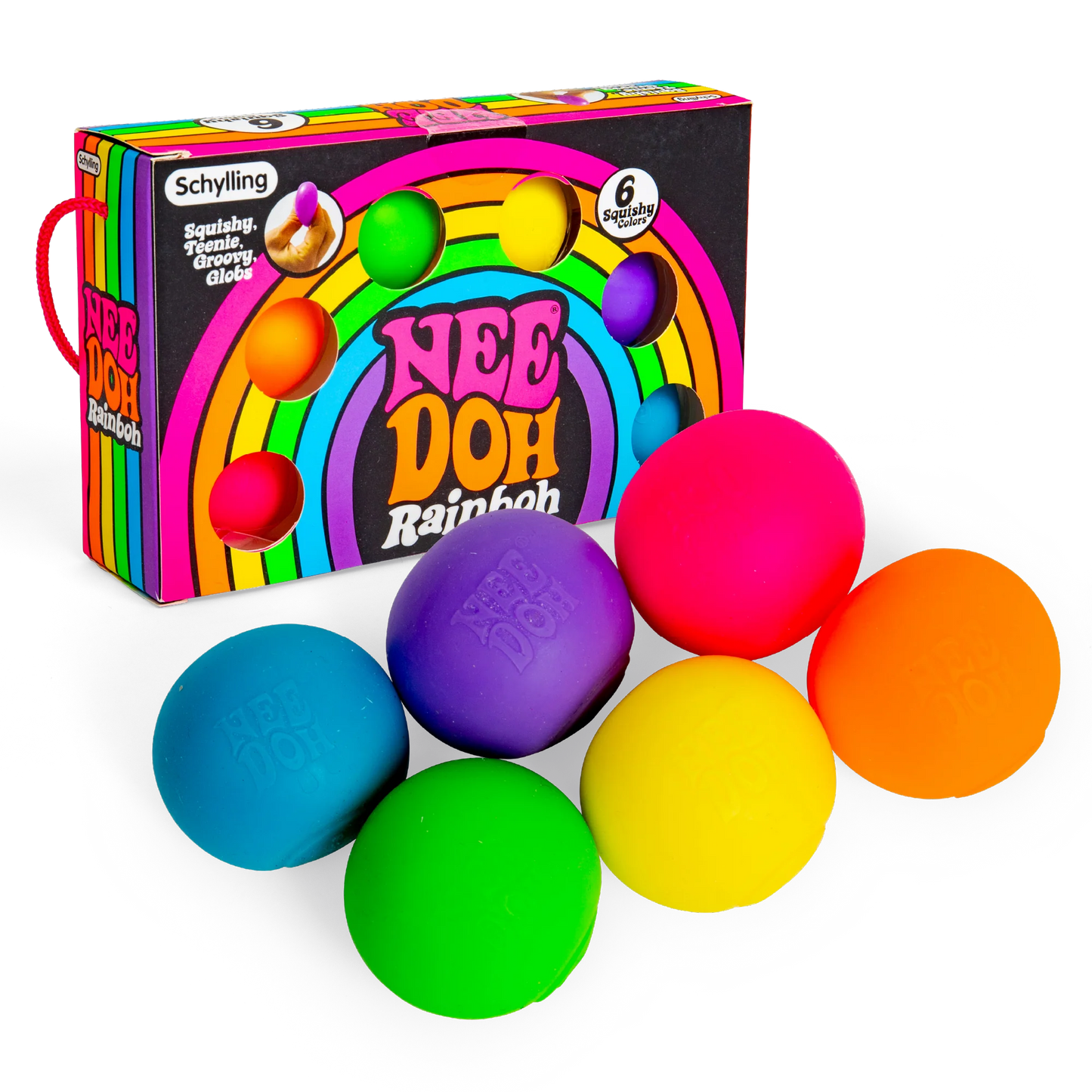NeeDoh Rainboh Teenie – Mini Sensory Stress Balls | The Dyslexia Shop