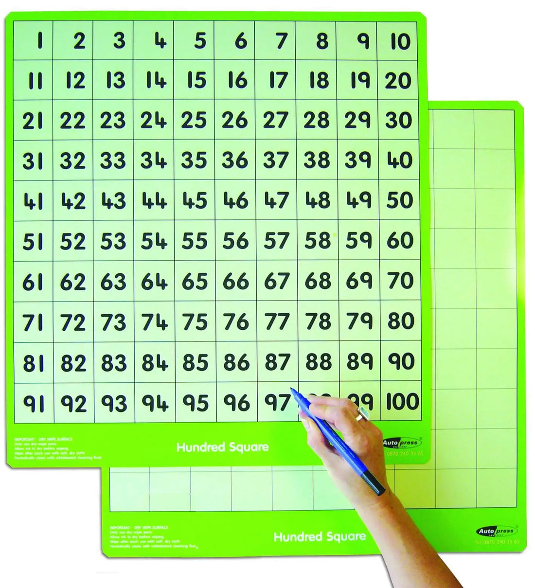 Teacher's Hundred Square | The Dyslexia Shop