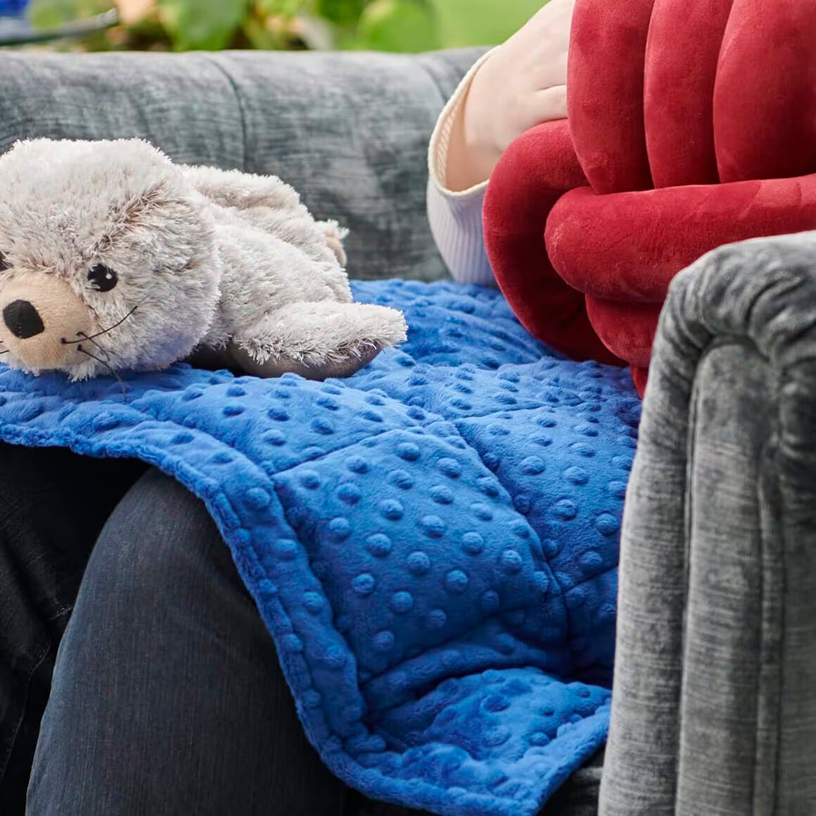 Snuggly Weighted Lap Pad & Shoulder Wrap | The Dyslexia Shop