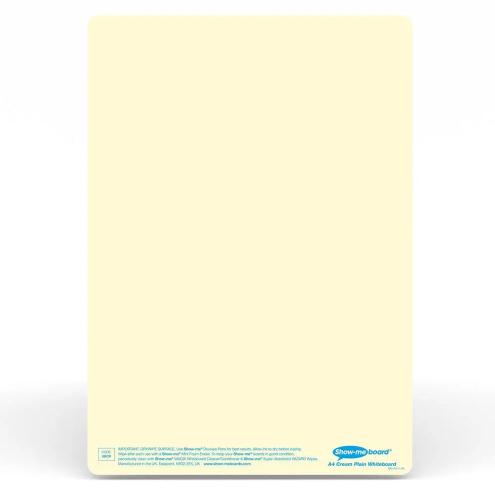 Show-Me - A4 Plain Tinted Drywipe Boards - The Dyslexia Shop
