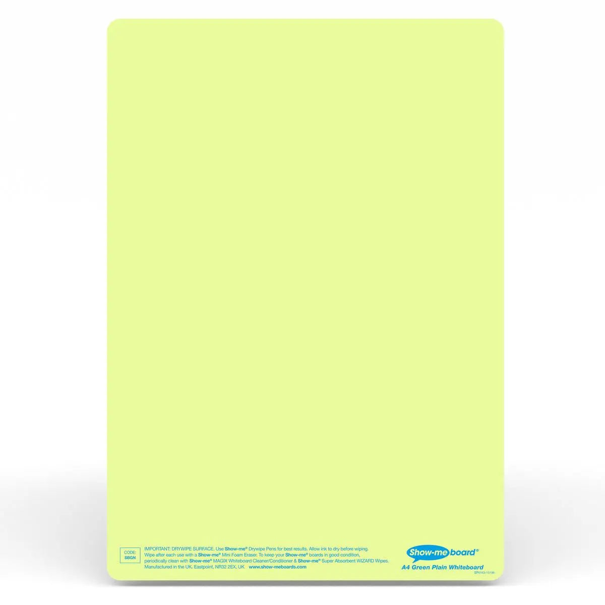 Show-Me - A4 Plain Tinted Drywipe Boards - The Dyslexia Shop