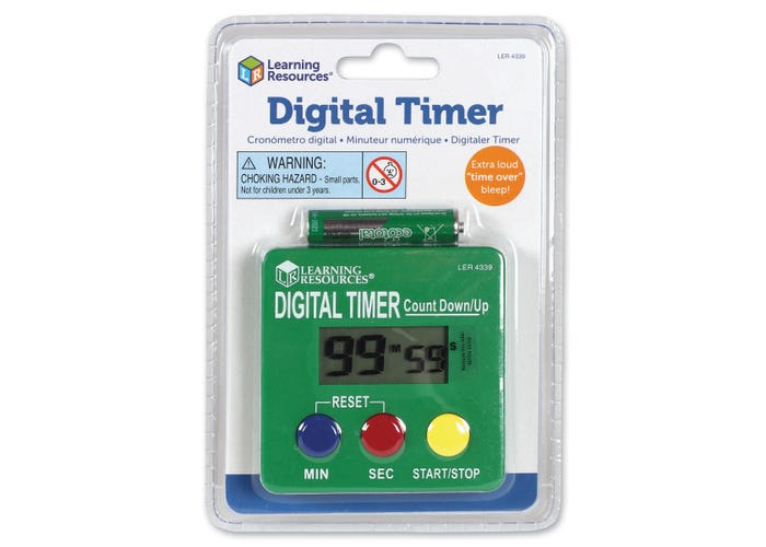 Learning Resources - Digital Timer | The Dyslexia Shop